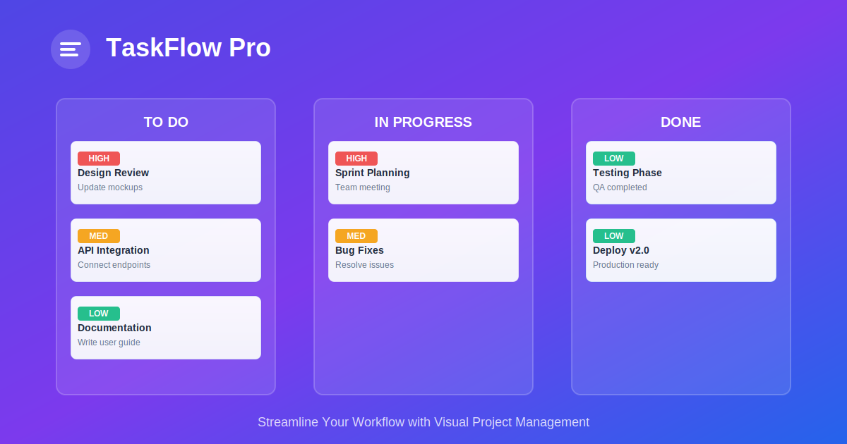 TaskFlow - Project Management